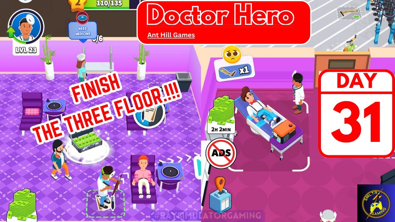 Doctor Hero-Gameplay Walkthrough #day31 (FINISHS THIRD FLOOR) Doctor ...