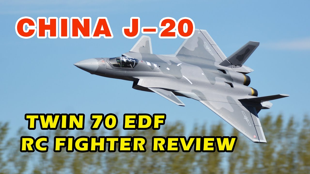 China J-20 Mighty Dragon! Twin 70mm RC EDF JET Plane Review, 风范模型双70涵道 ...