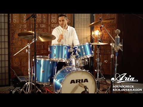Aria drums - made in japan - Sound test - YouTube