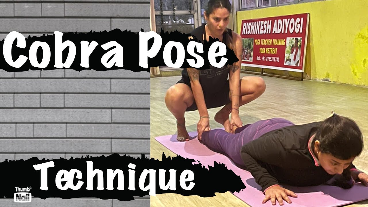 Cobra pose learning process - YouTube