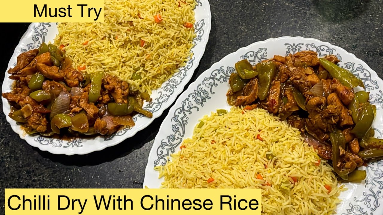 Chilli Dry With Chinese Rice By Multan Cooking Delight | چلی ڈرائ - YouTube