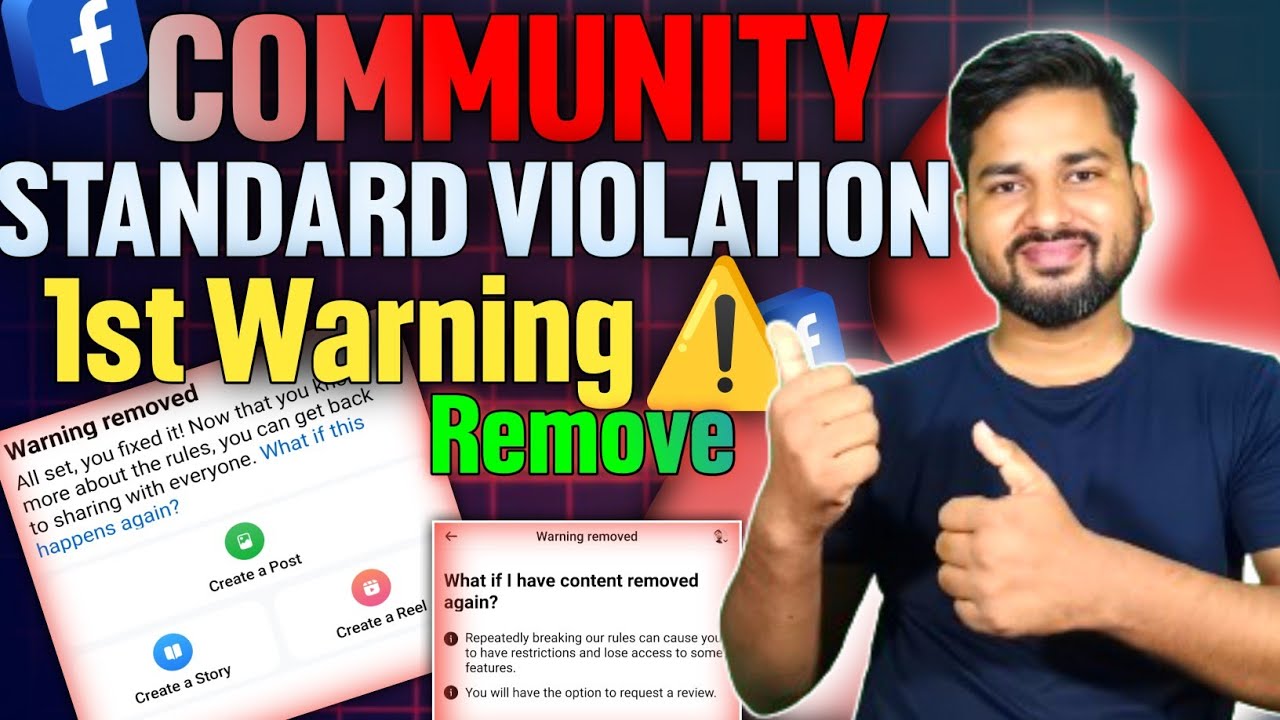 Facebook Community Standard Violation Remove | Facebook community ...