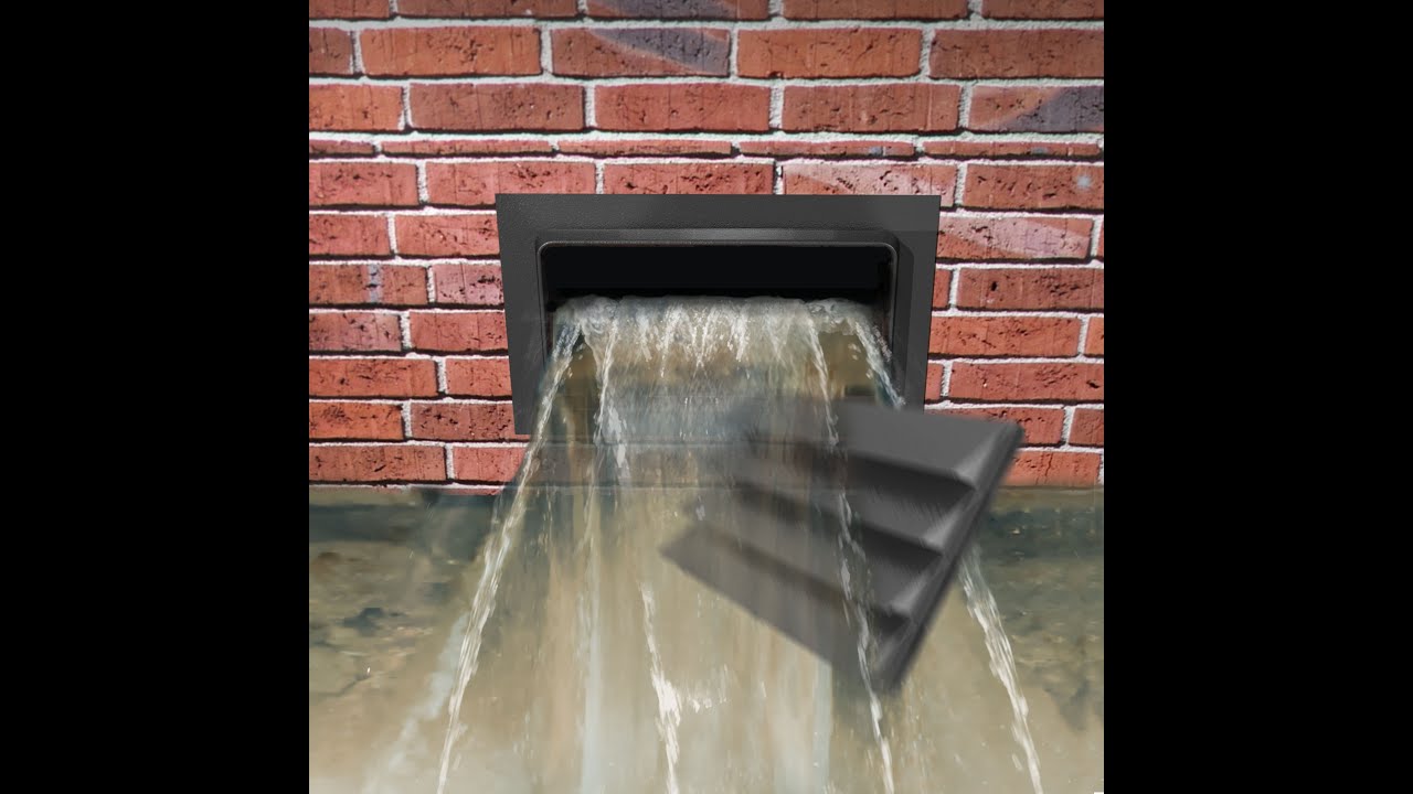 ICC Breakaway Flood Vent $99 - Covers 305 sq. ft. Area - Crawl Space ...