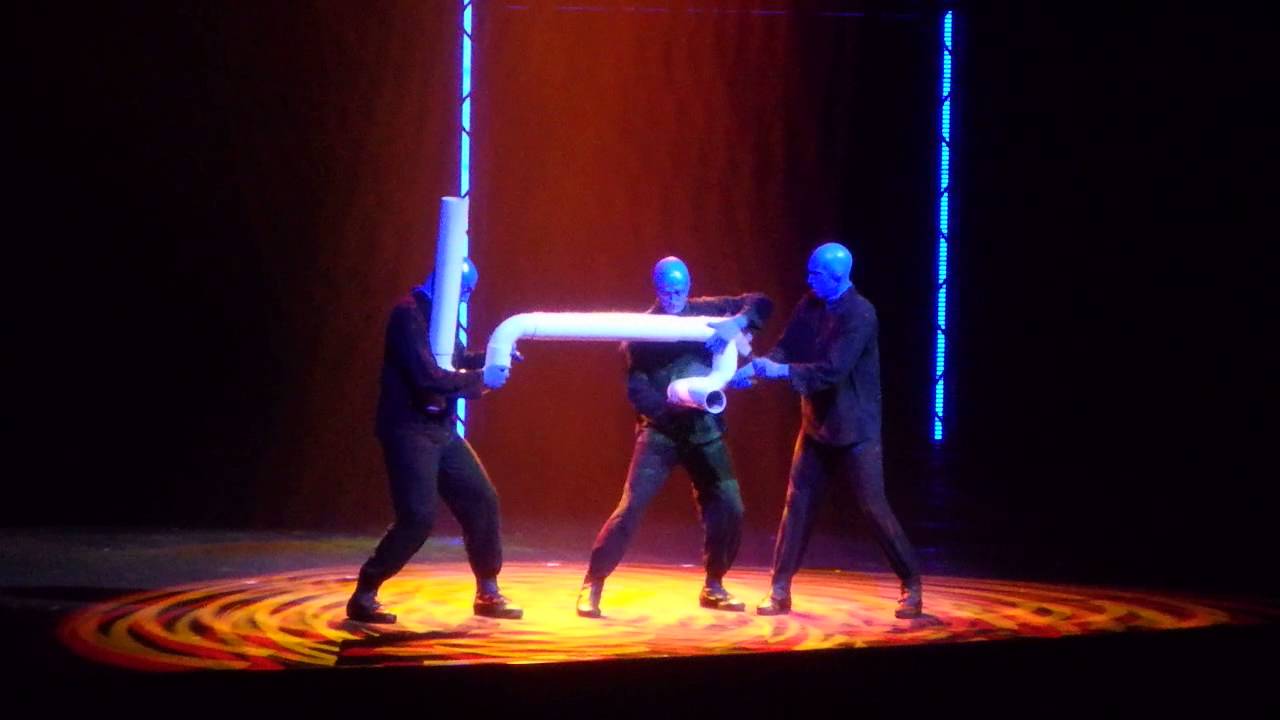 Pipe Drumming, Blue Man Group Show, Las Vegas 2015 - PVC Tube ...