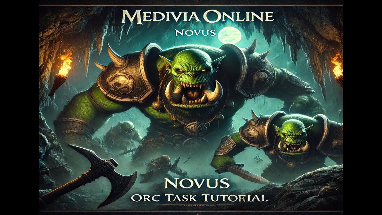 Medivia Online - Orc Task Tutorial on Novus - YouTube