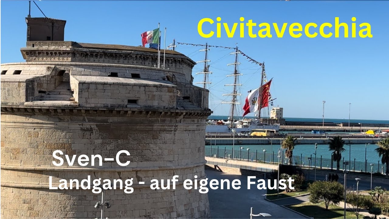 Sven-C an Land:Civitavecchia - YouTube