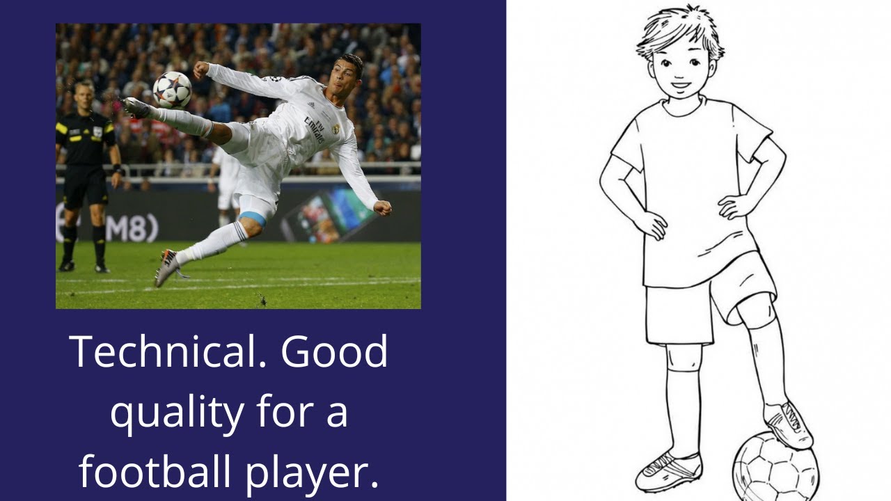 How To Draw a Football Player / Easy / Step by Step - YouTube