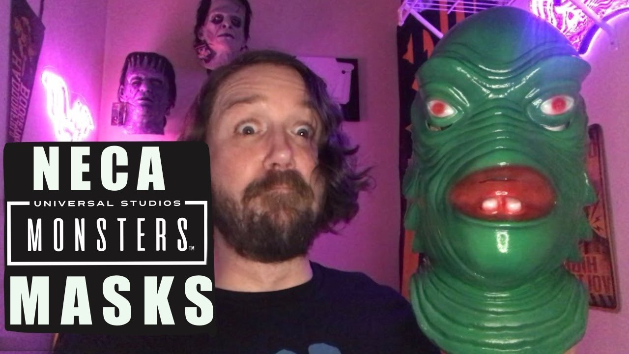 NECA Universal Monsters Masks! - YouTube