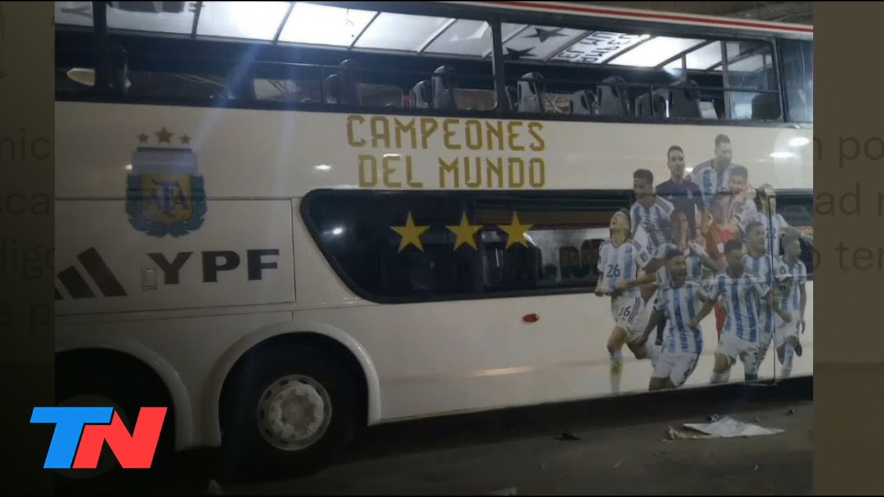 ARGENTINA CAMPEÓN DEL MUNDO: así es el micro que usará la selección ...