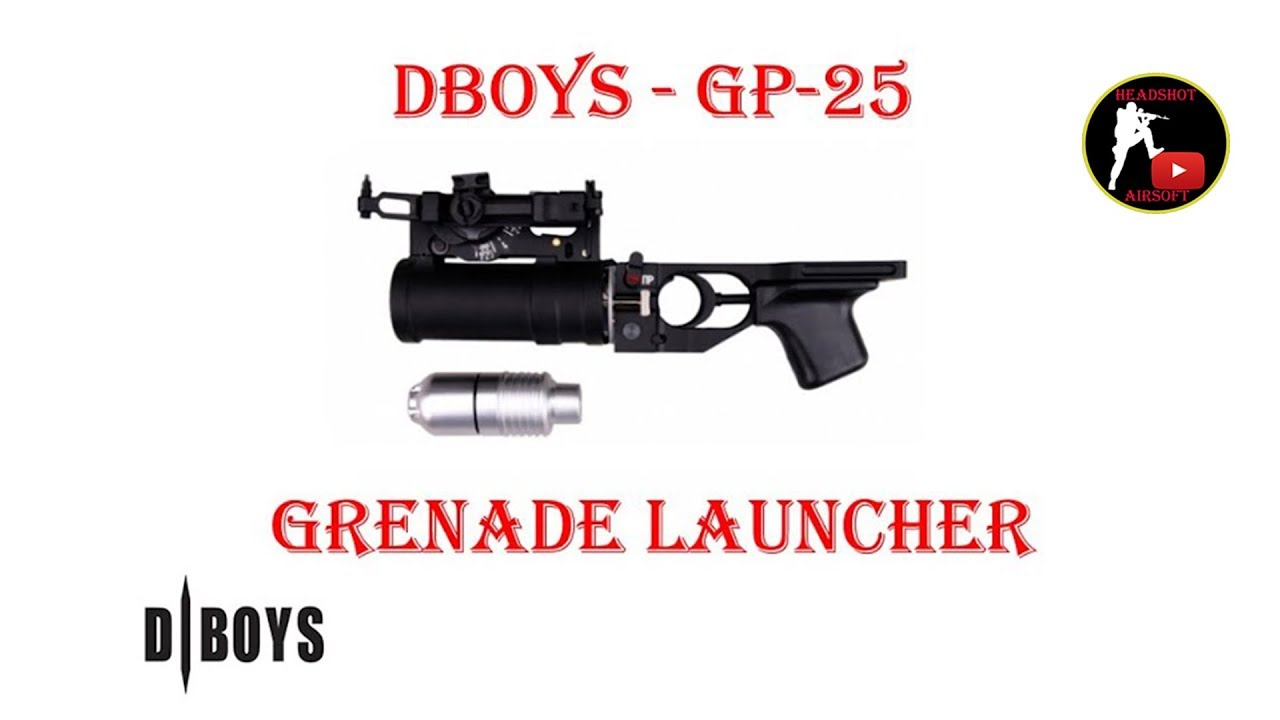 [ОБЗОР] DBOYS - ГП-25 GP-25 Grenade Launcher airsoft (страйкбол) - YouTube
