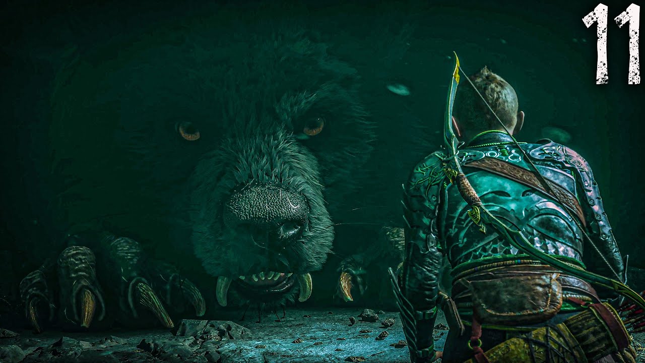 Atreus Releases the Hellhound Garmr｜Back in Helheim｜God of War Ragnarök ...