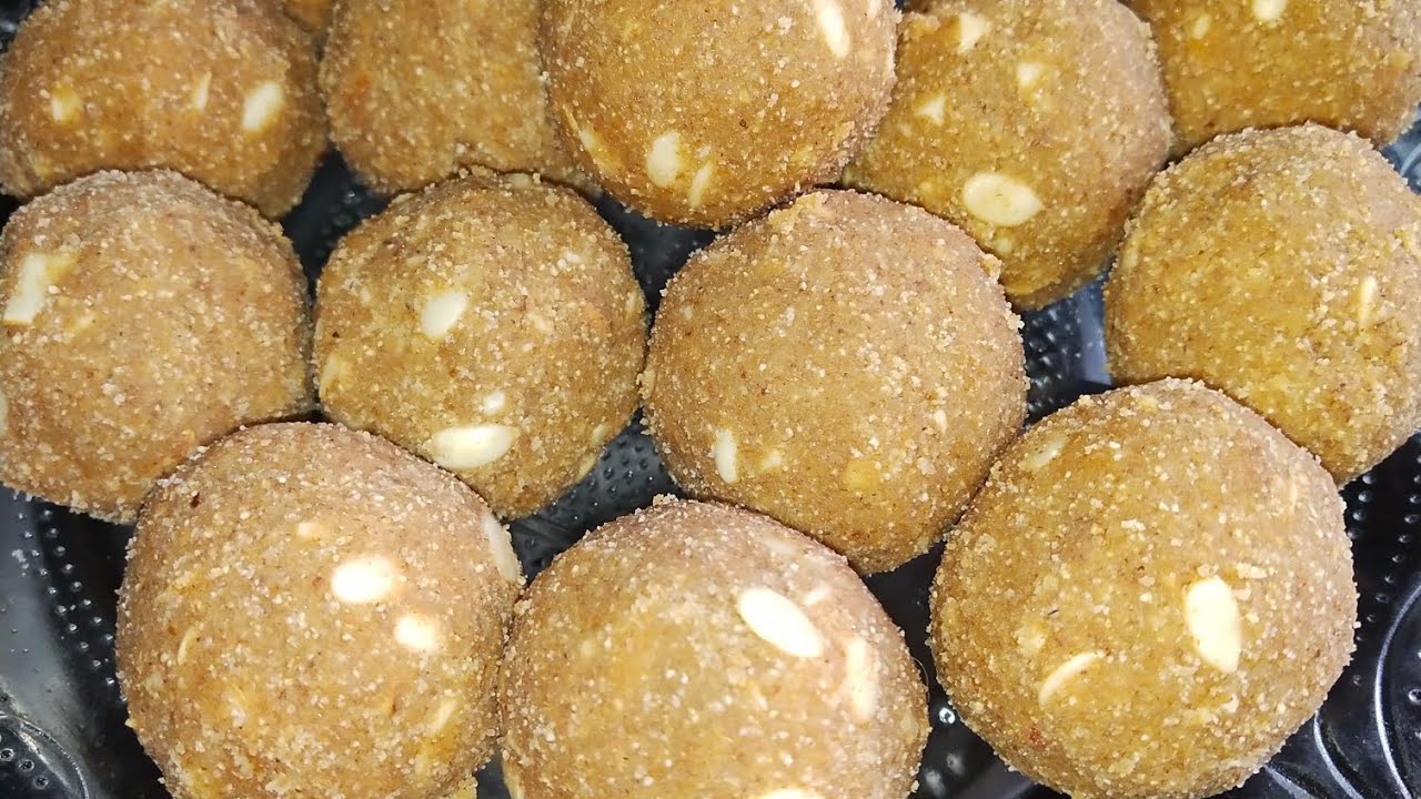 Aata laddu recipe| healthy recipe| wheat flour laddu recipe - YouTube