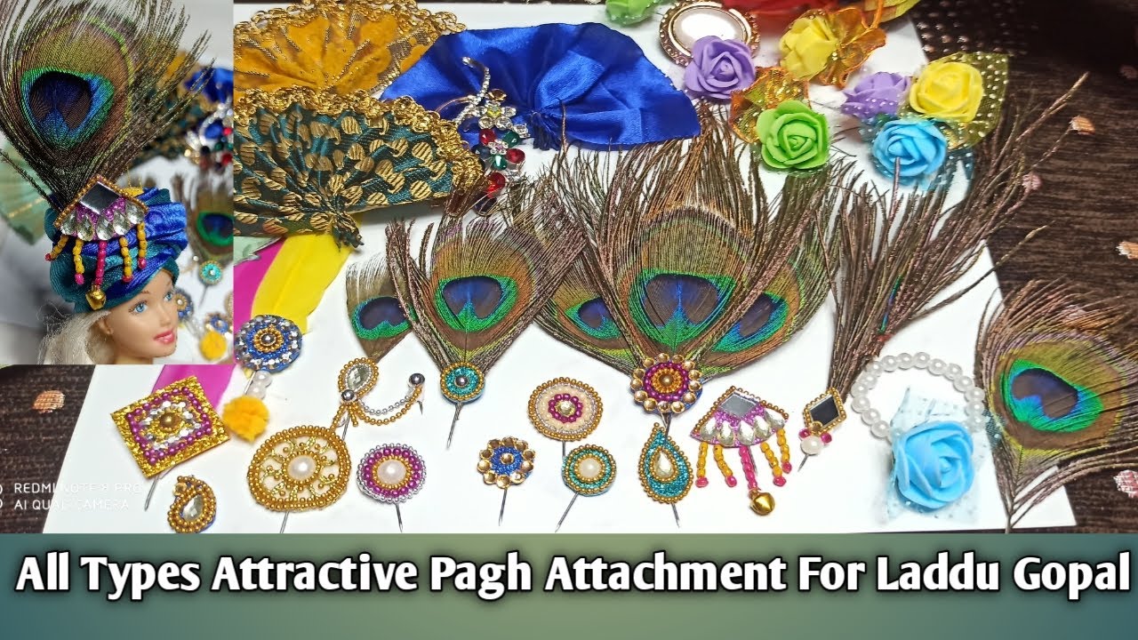 All Types Attractive Pagh Attachment For Laddu Gopal/Make Pagh ...