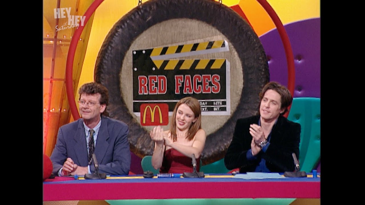 Hey Hey It's Saturday | RED FACES, Hugh Grant & Kylie Minogue | 1999 ...