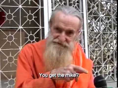 Swami Vijayananda talks about how he came to Ma Anandamayi - YouTube