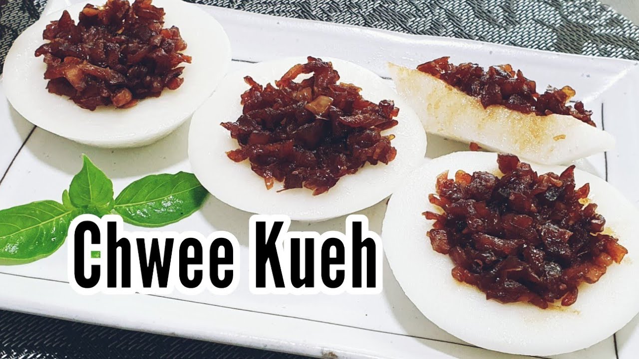 Singapore Chwee Kueh/water Cake Recipe / Chwee Kuih Lembut - YouTube