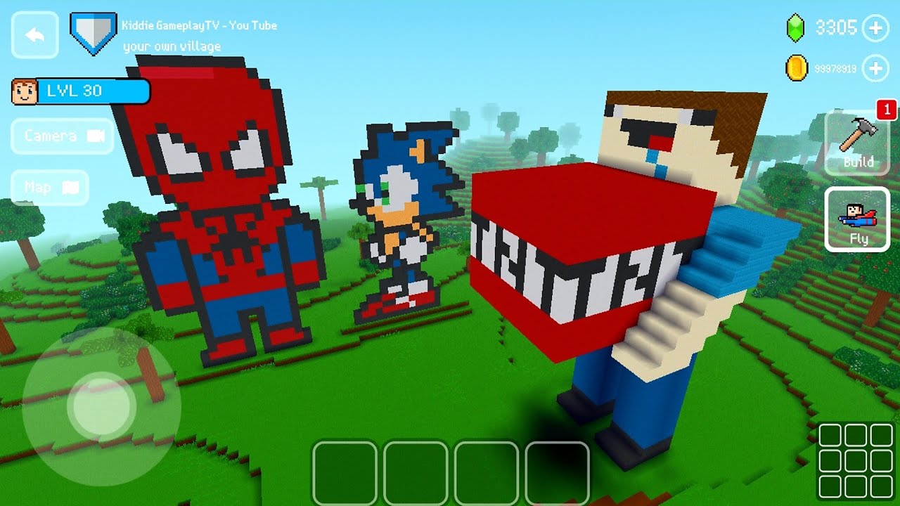 Noob Attack with TNT | Block Craft: 3D Building Simulator Games For ...