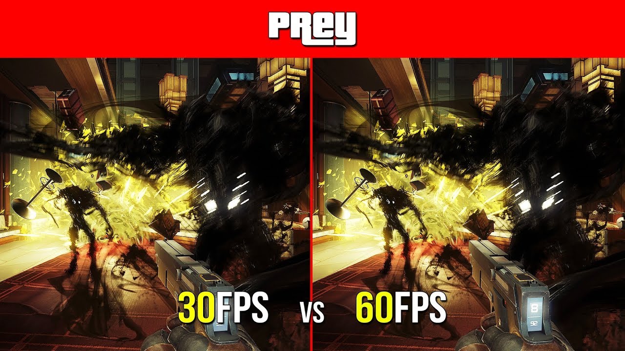 30FPS vs 60FPS In Prey - YouTube