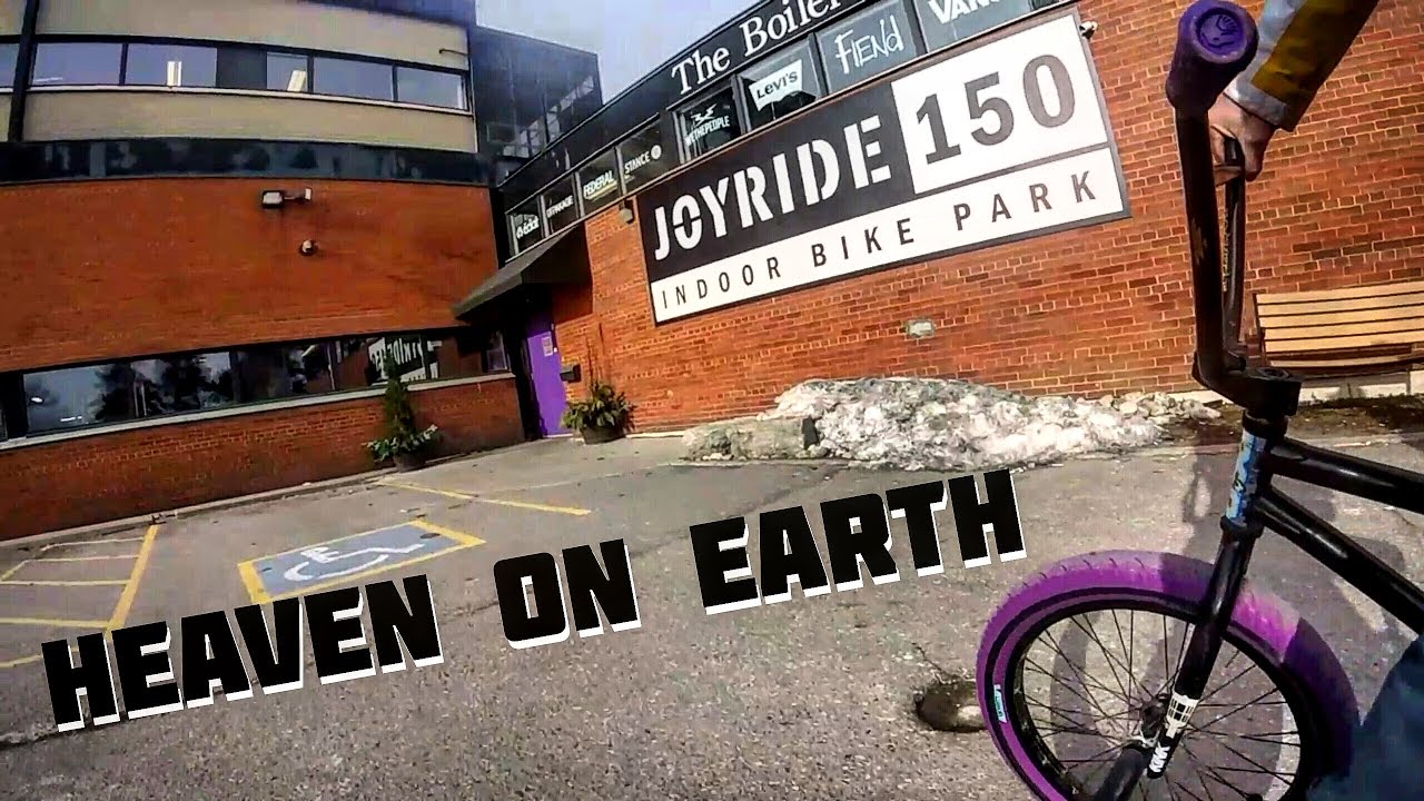 RIDING BMX AT JOYRIDE 150 INDOOR BIKEPARK! - YouTube