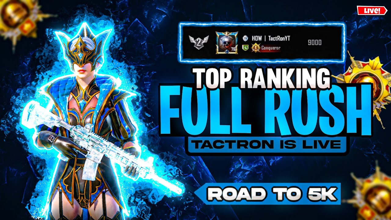 Road to 9k sub 11.50kd || Top Ranking Game Play||Tactronyt||Pubg Mobile ...