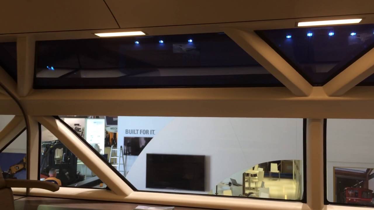 Vision Systems SPD-Smart EDWs on the Aeroliner3000 Train Mockup - YouTube