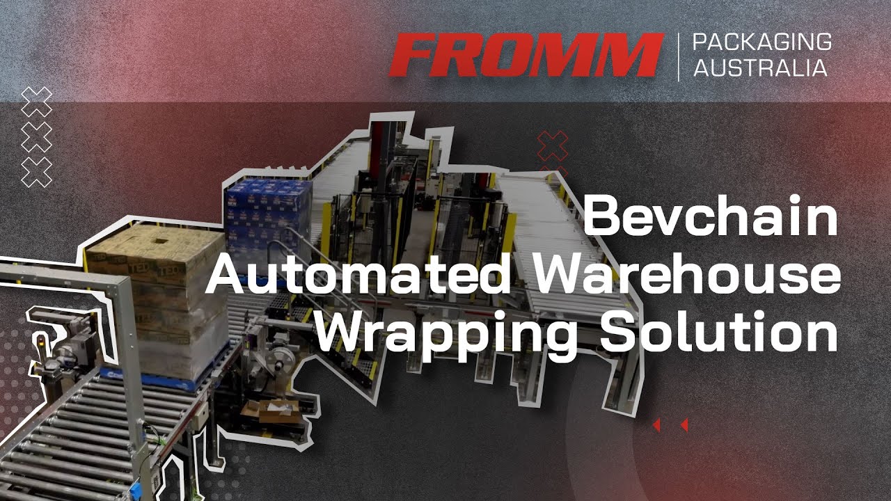 Bevchain Automated Warehouse Wrapping Solution - YouTube
