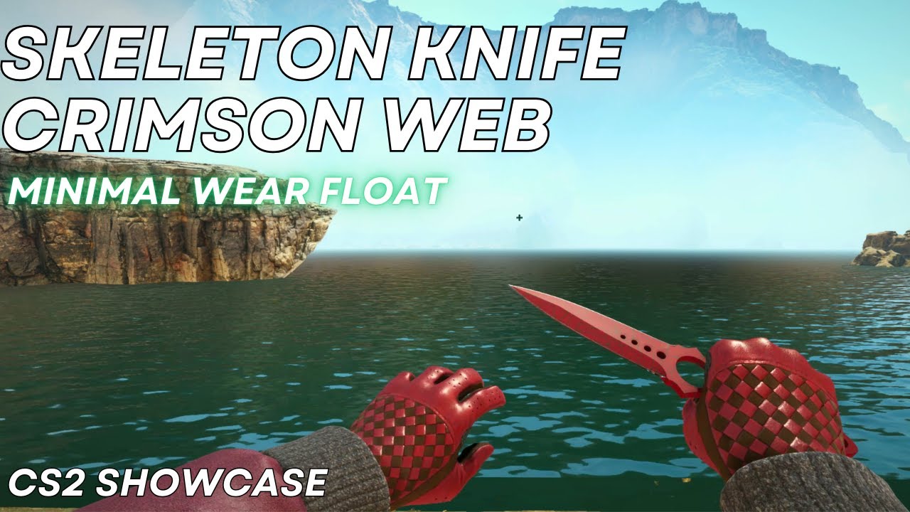 Skeleton Knife Crimson Web (Minimal Wear) | CS2 Skin Showcase #889 ...