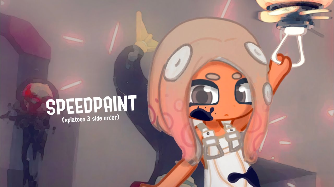acid hues.wav // side order gacha speedpaint, splatoon 3 - YouTube