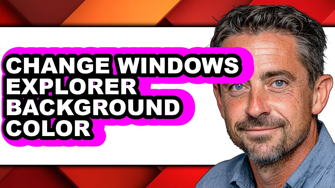 How to Change Windows Explorer Background Color - Easy Guide - YouTube