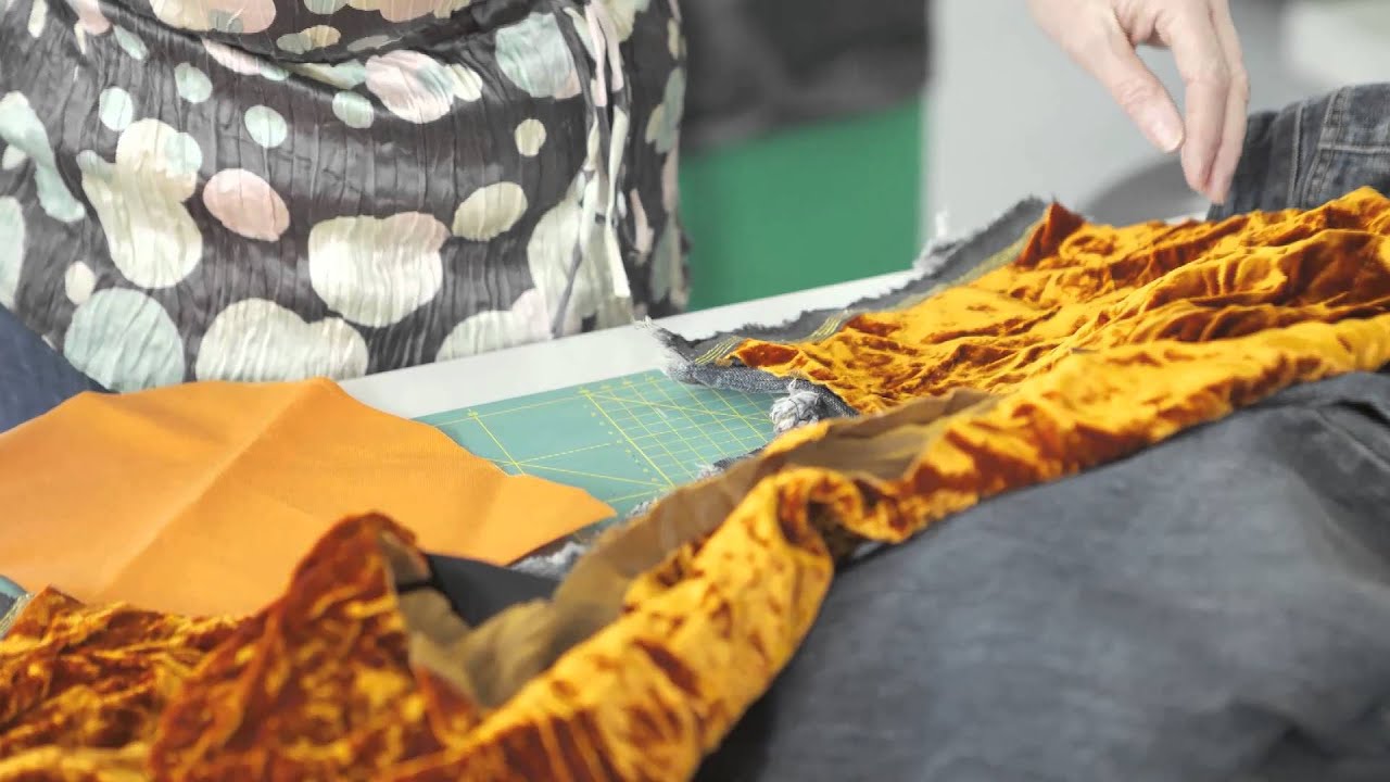 Make do and mend - a clothing repair study - YouTube