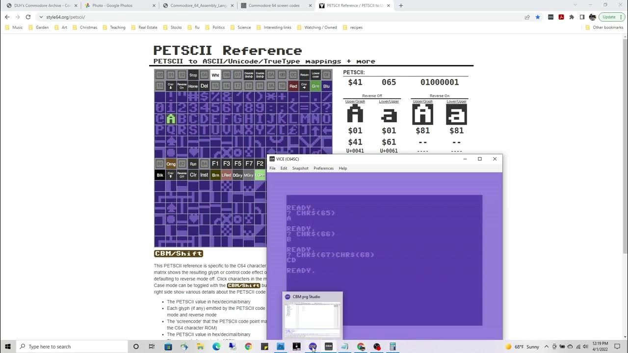 PETSCII - C64 - YouTube