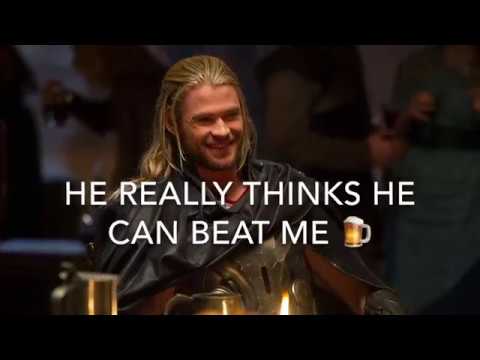 Thor Drinking Challenge 🍻 - YouTube