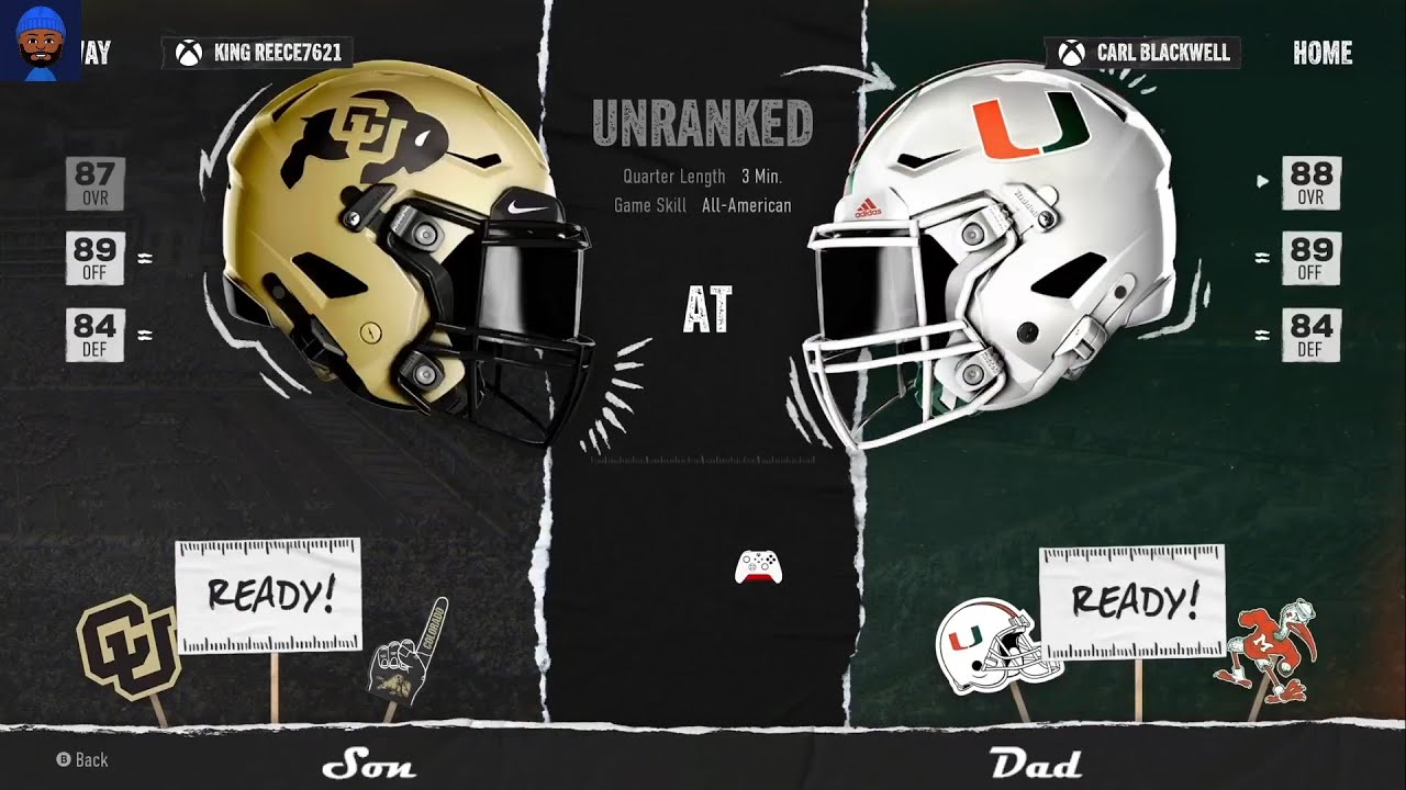Colorado Buffaloes vs. Miami Hurricanes | EA Sports College Football 25 ...