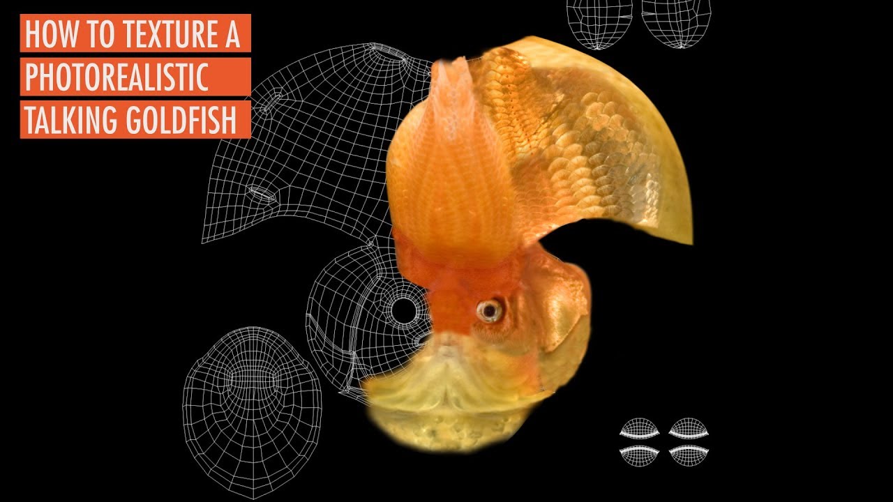 DEMO: How to Texture a Photorealistic Talking Goldfish - YouTube