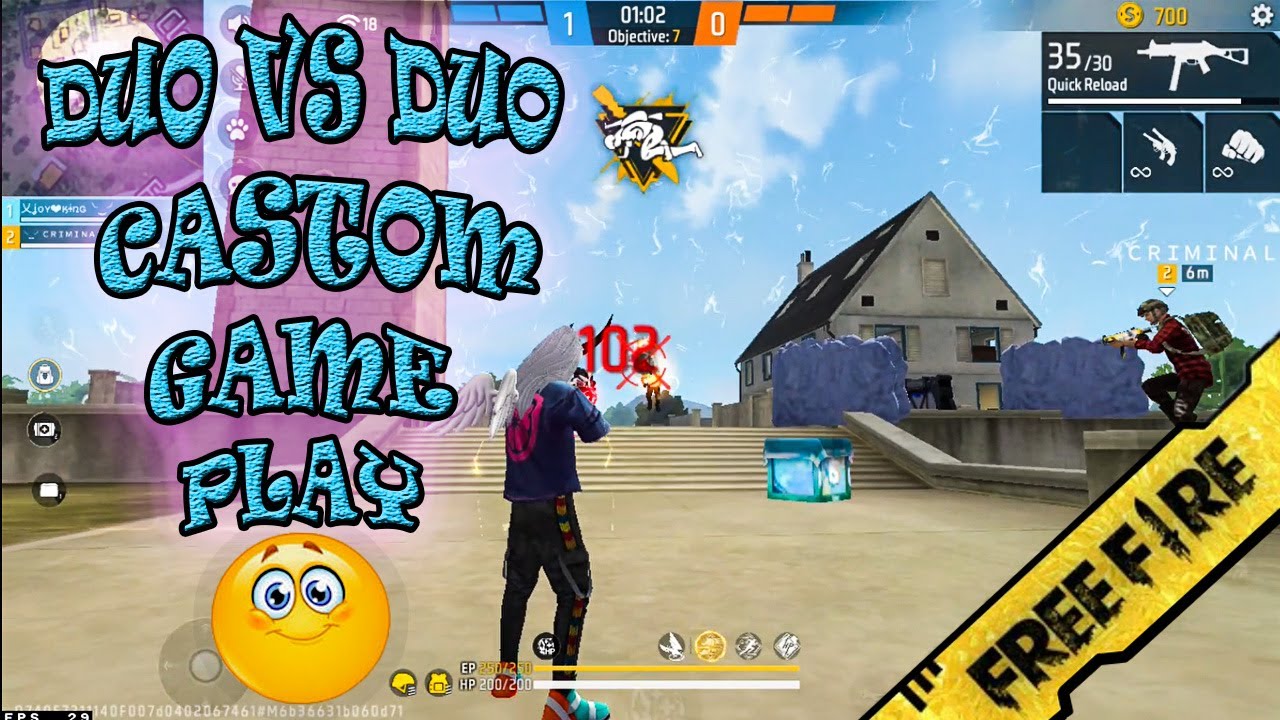 OP DUO VS DUO CASTOM GAME PLAY WITH RANDOM PLAYER 😊😊 - YouTube