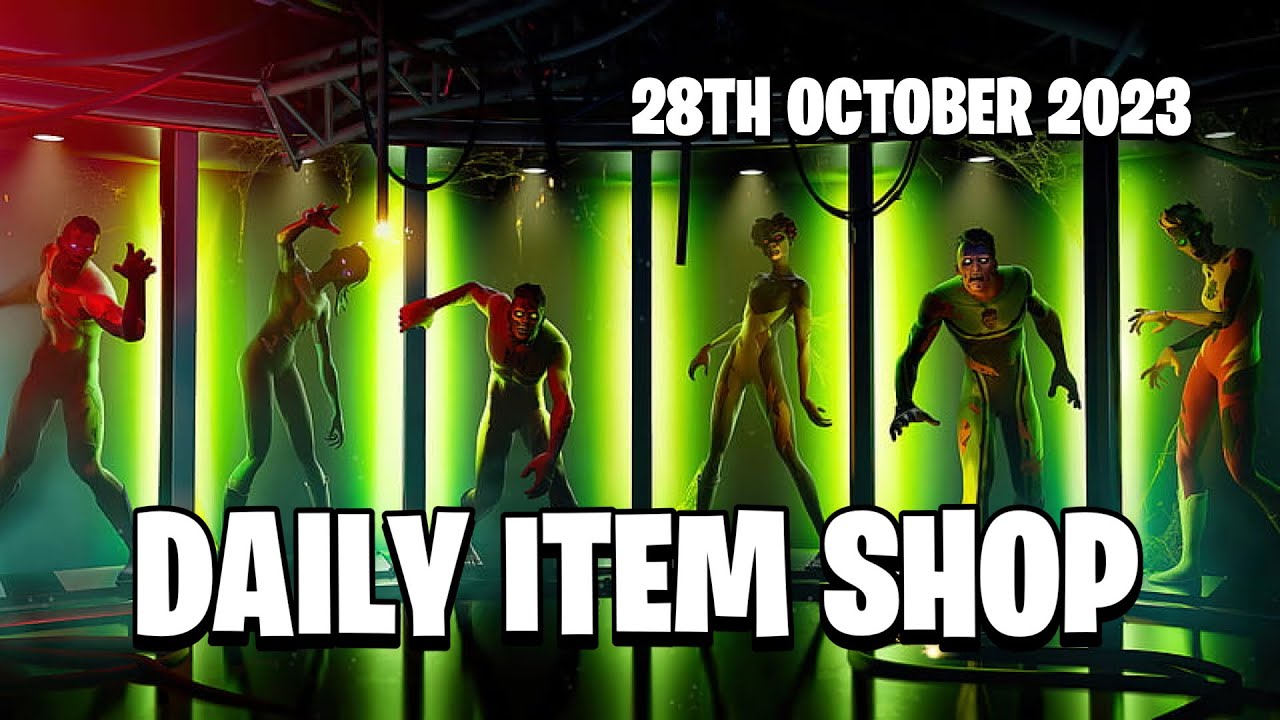 FORTNITE DAILY ITEM SHOP! 28TH OCTOBER 2023 #EpicPartner - YouTube