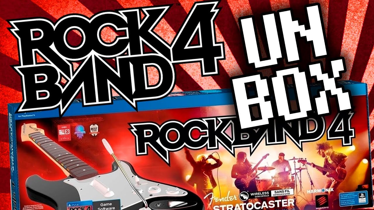 UNBOXING - Rock Band 4 Stratocaster Bundle PS4 (PT-BR) - YouTube