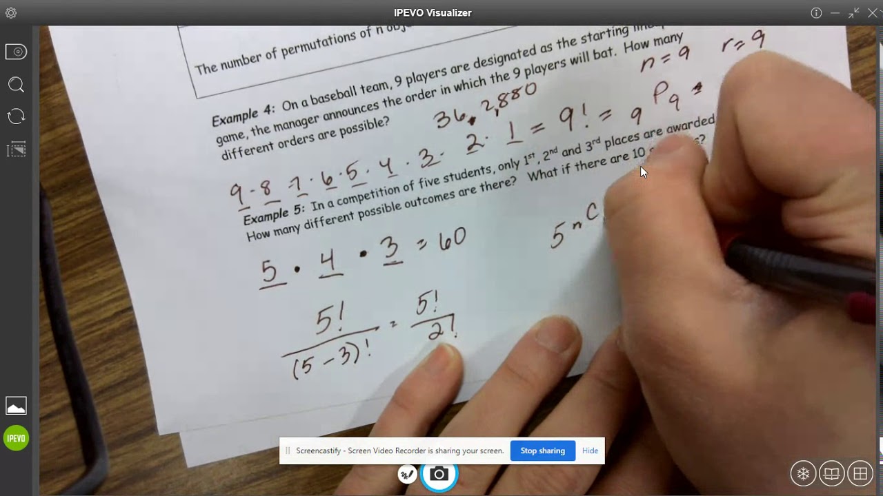 Algebra II- Probability - Permutations - YouTube