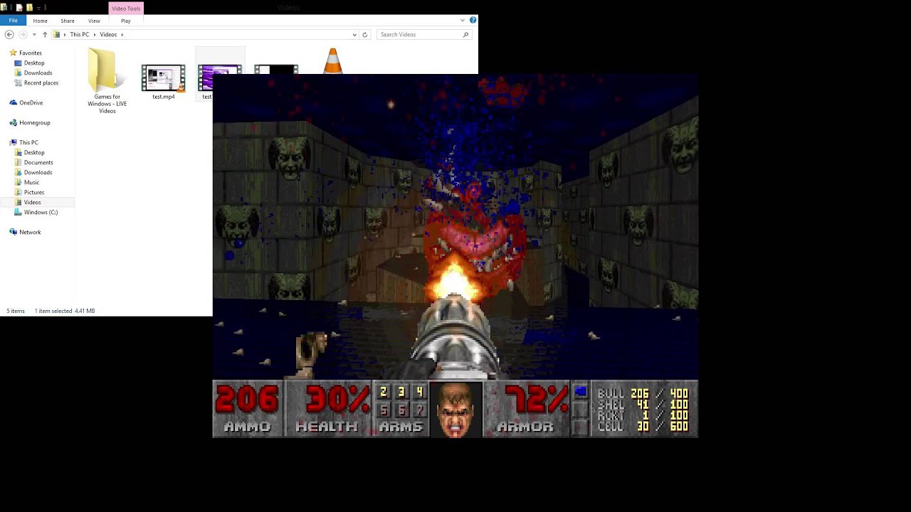 Test Video/ Ultimate Doom E2M4 Playthrough Brutal DOOM Black Metal ...