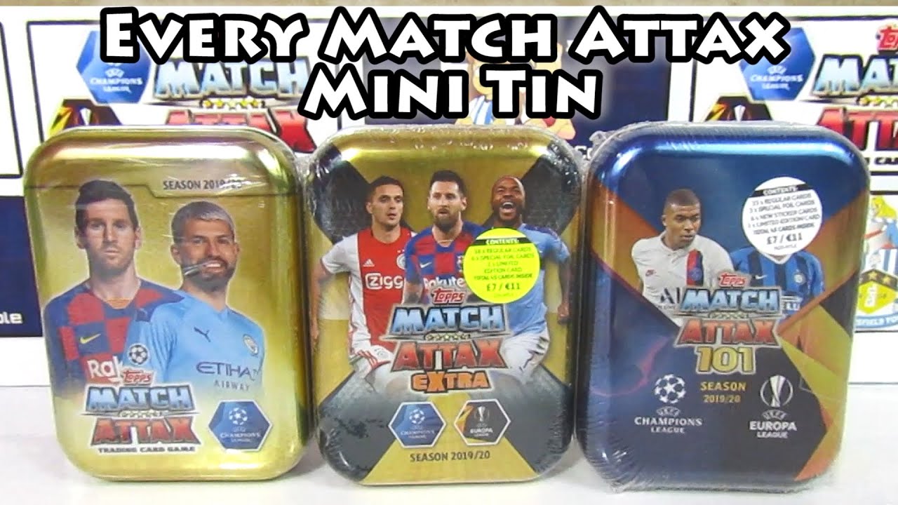 Opening Every Match Attax 2019/20 Mini Tin | 3 Mini Tins | Match Attax ...