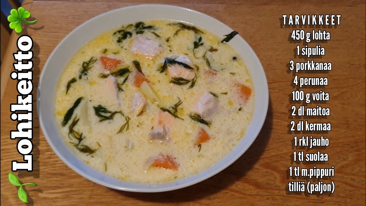 Lohikeitto | Lohikeitto Resepti | Balık Çorbası - YouTube