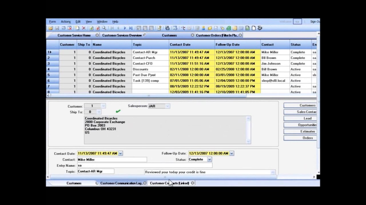Demo ERP Infor SyteLine - YouTube