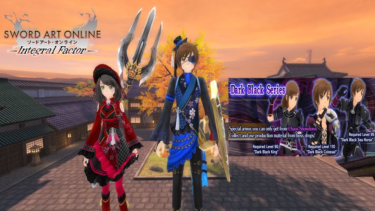 Membahas dark black series armor - Sword Art Online Integral Factor ...