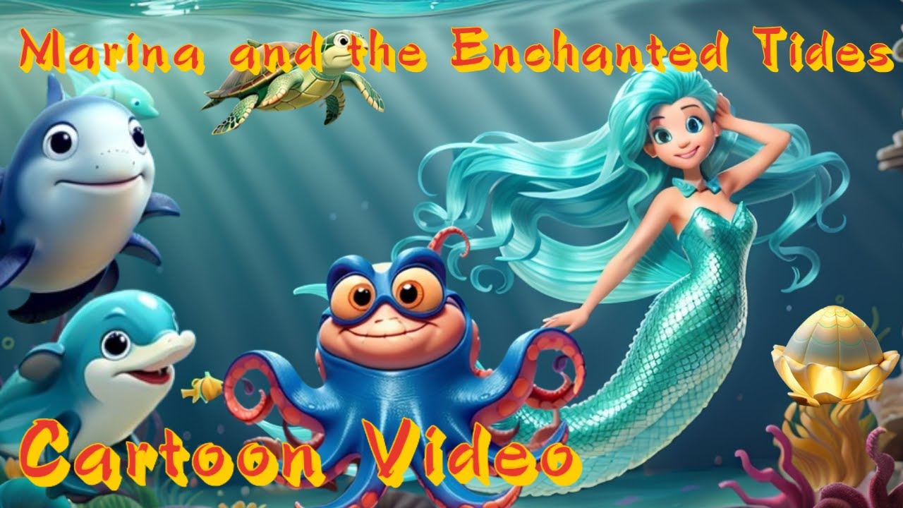 Marina and the Enchanted Tides #KIDOCARTOON #3danimationcartoon # ...