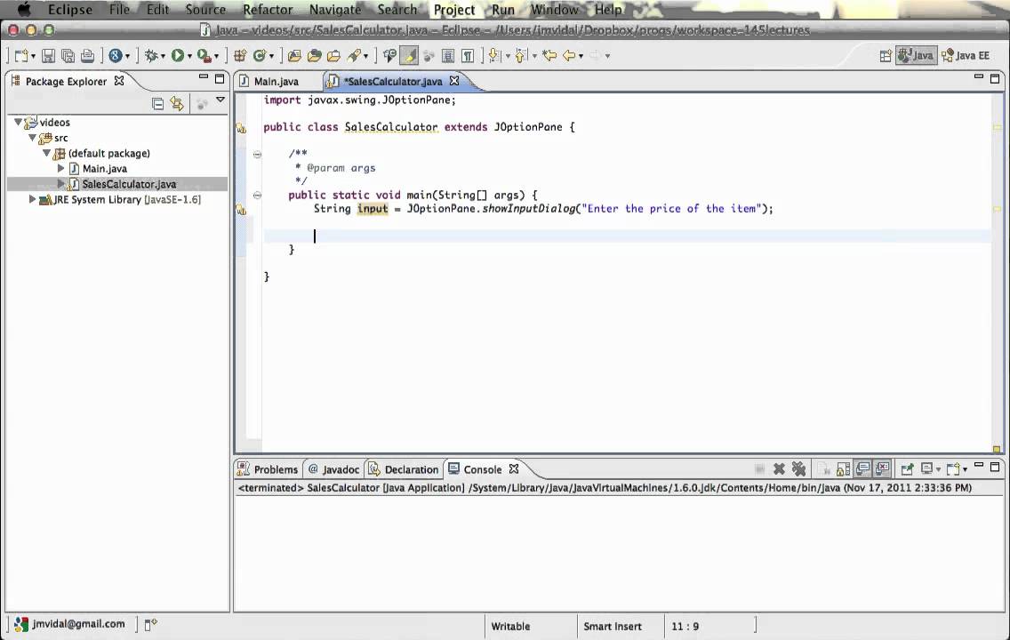 Java JOptionPane: making windows Tutorial - YouTube