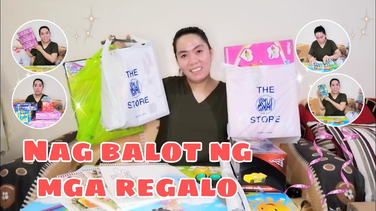 NAG BALOT NG MGA REGALO +PAANO MAG BALOT NG MGA REGALO - YouTube