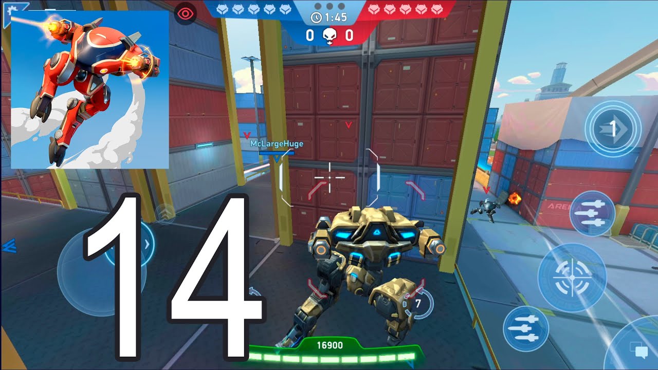 Mech Arena: Robot Showdown - Gameplay Walkthrough Part 14 - 5v5 ...