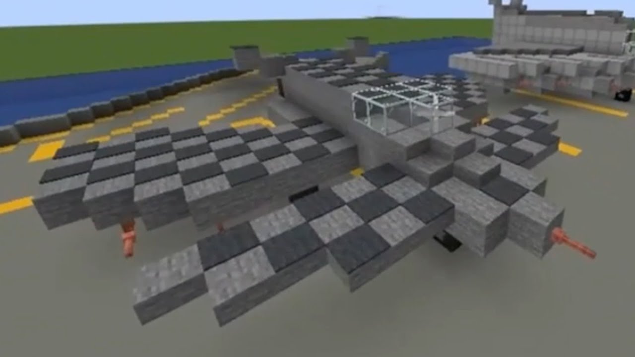 Minecraft: 5 FIGHTER JET AIRCRAFTS Build Hacks - YouTube