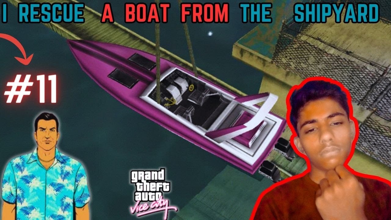 Very Beautiful Boat In Ship Yard | Gta Vice City Gameplay#11 - YouTube