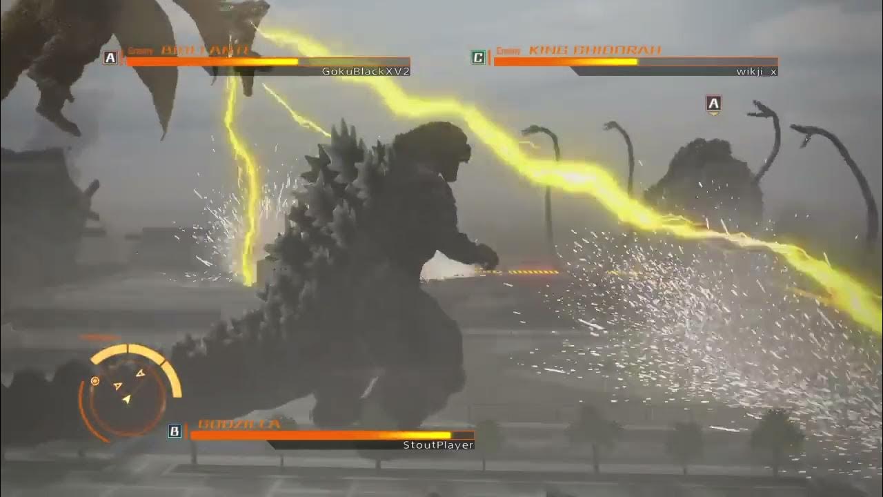 Godzilla PS4 Godzilla 90s Vs Biollante Vs King Ghidorah Online Battle - YouTube